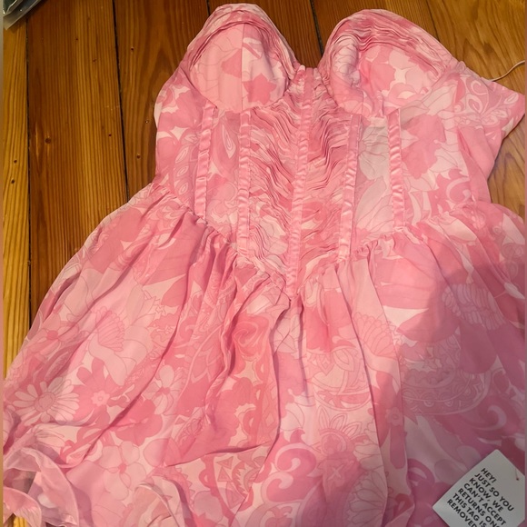 Asos Dresses Nwt Asos Chiffon Ruched Corset Mini Dress 6 Poshmark